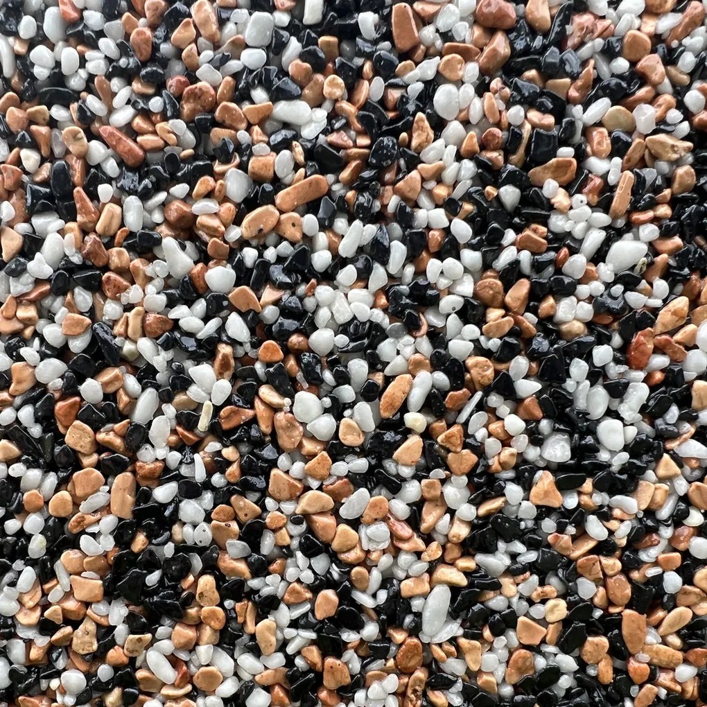 Báča Beton Kamenný koberec na podlahu Coto Frakce: Hrubá (4 – 8 mm), vydatnost setu 1,3 m², Doporučené použití v: interiéru - dvousložková epoxidová pryskyřice