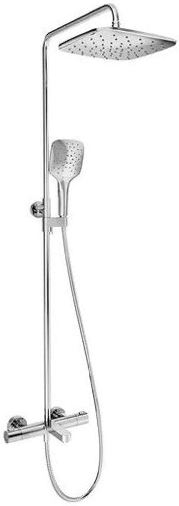 Ravak Termo - Sprchový set s vanovým termostatem, 25 cm, 3 proudy, chrom X070163