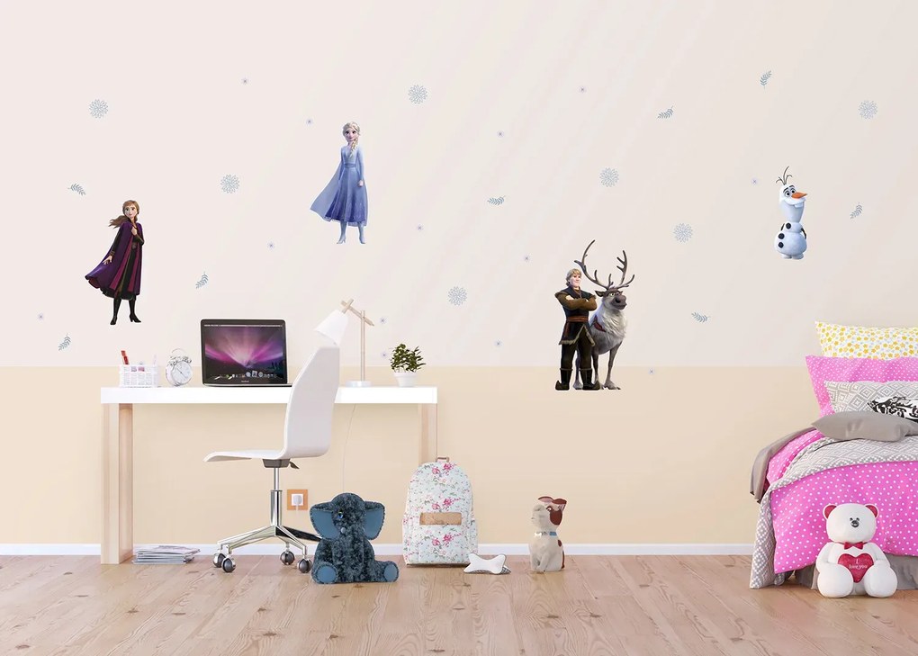 Dětská samolepka na zeď Disney Frozen – studená zima | 65 x 85 cm | DDK2316