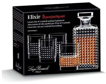 Luigi Bormioli ELIXIR whisky set (1+4)