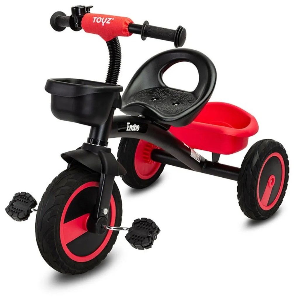 Dětská tříkolka Toyz Embo red