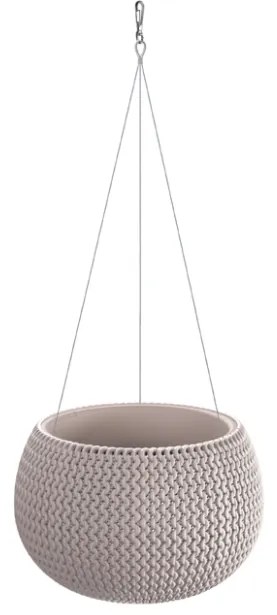 PROSPERPLAST Závěsný květináč - SPLOFY BOWL WS Průměr: 29 cm, Barva: antracit