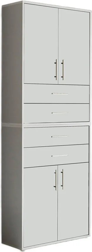 XXXLutz SKŘÍŇ NA ŠANONY, šedá, bílá, 84,4/227,2/33 cm MID.YOU - Online Only kancelářský nábytek - 001067009106