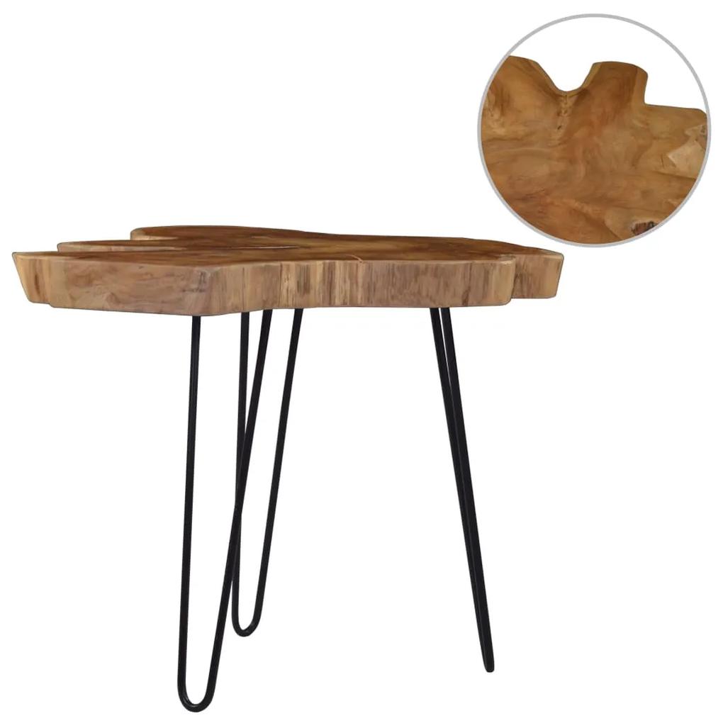 vidaXL Konferenční stolek (60–70) x 45 cm teakové dřevo