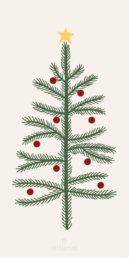 Papírové ubrousky Christmas Tree - 16 ks Ib Laursen
