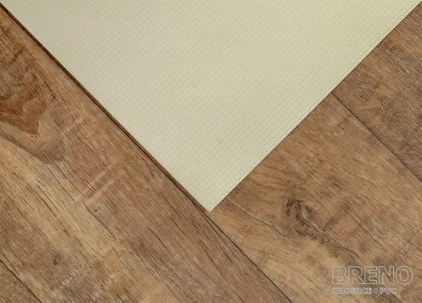Breno PVC AMBIENT Stock Oak 39M – tmavé dřevo, šíře 300 cm