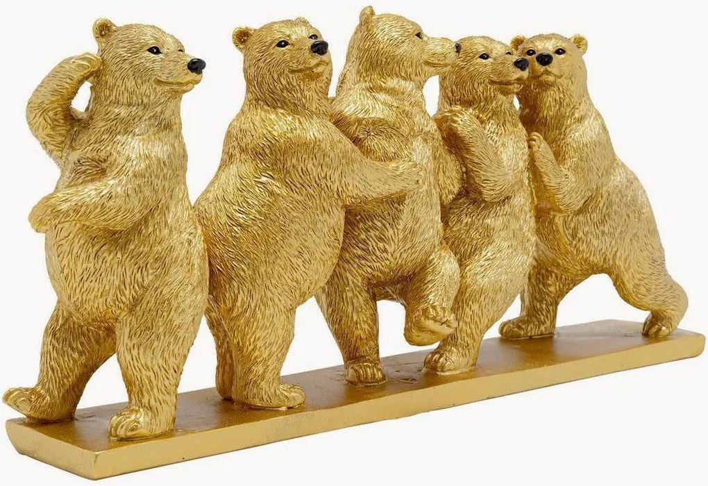 Ručně vyrobená dekorace Tipsy Dancing Bears