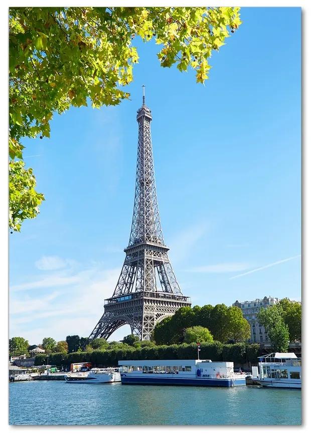 Wallmuralia Fotoobraz na skle Eiffelová věž Paříž 70x100 cm