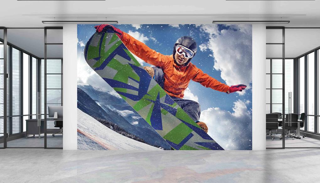 Malvis ® Tapeta Snowboard Vel. (šířka x výška): 360 x 260 cm