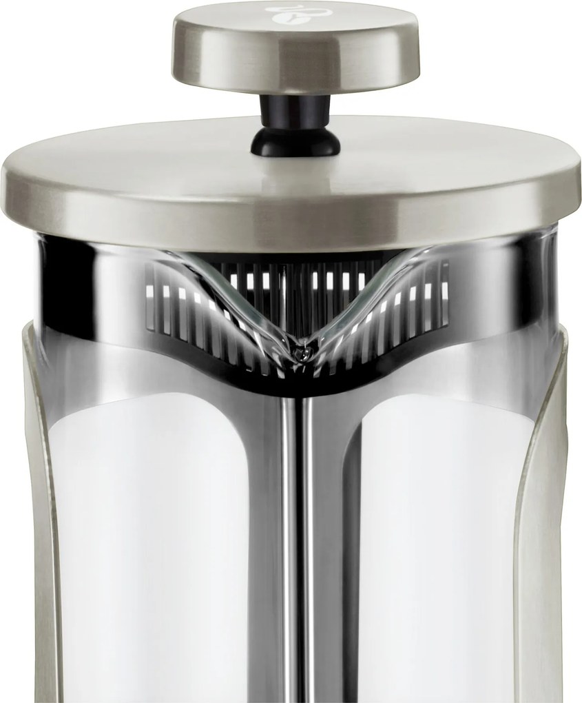 Tchibo - Konvička french press 300 ml, 2 šálky, stříbrná