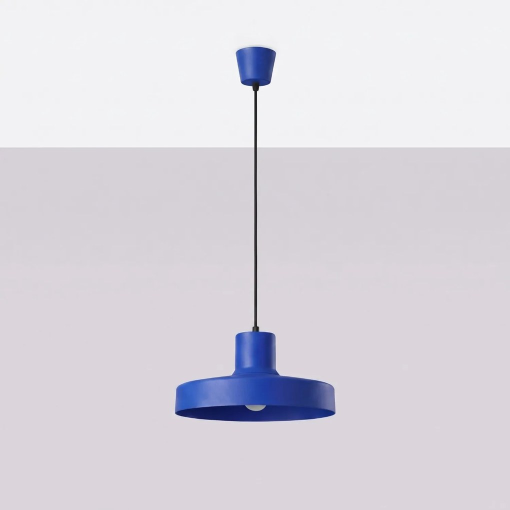 Sollux Lighting Závěsné svítidlo BILO ultramarínové