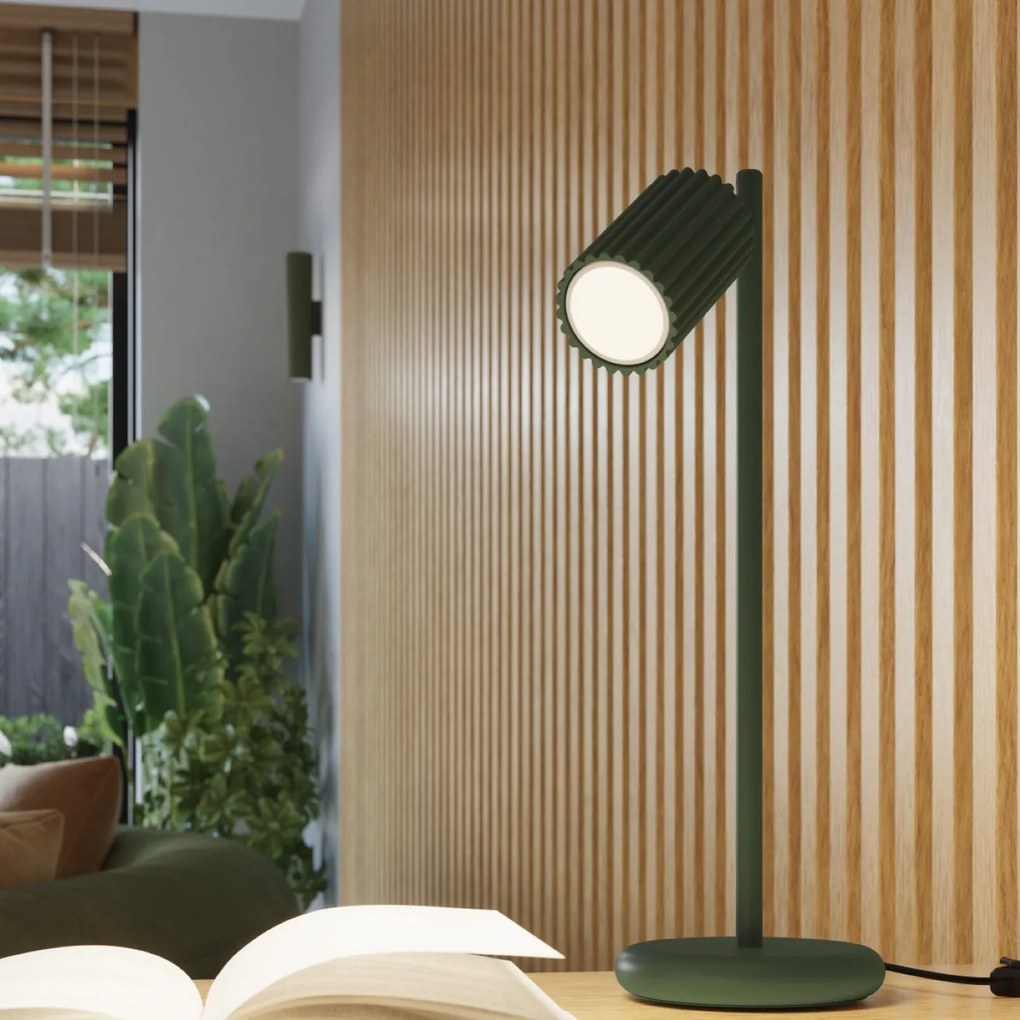 Sollux Lighting Nástěnné svítidlo KARBON 20 olivově zelené