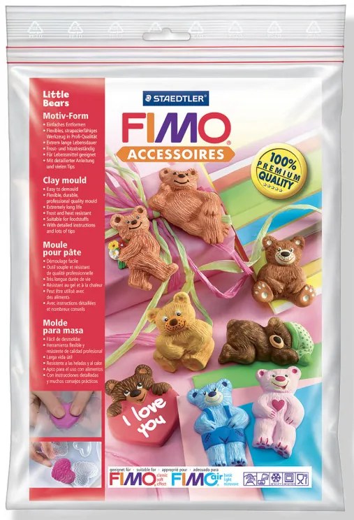 FIMO Staedtler, Silikonová forma - medvídci Little Bears