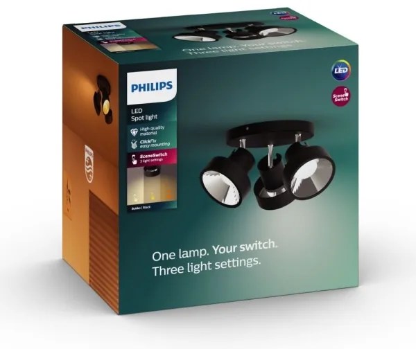 Philips 50603/30/P0 - LED Stmívatelné bodové svítidlo BUKKO 3xLED/4,3W/230V