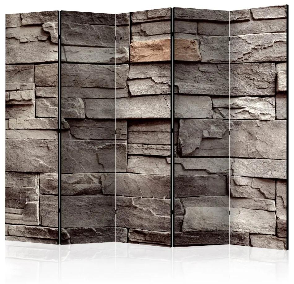 Paraván Wall of Silence Dekorhome 225x172 cm (5-dílný)