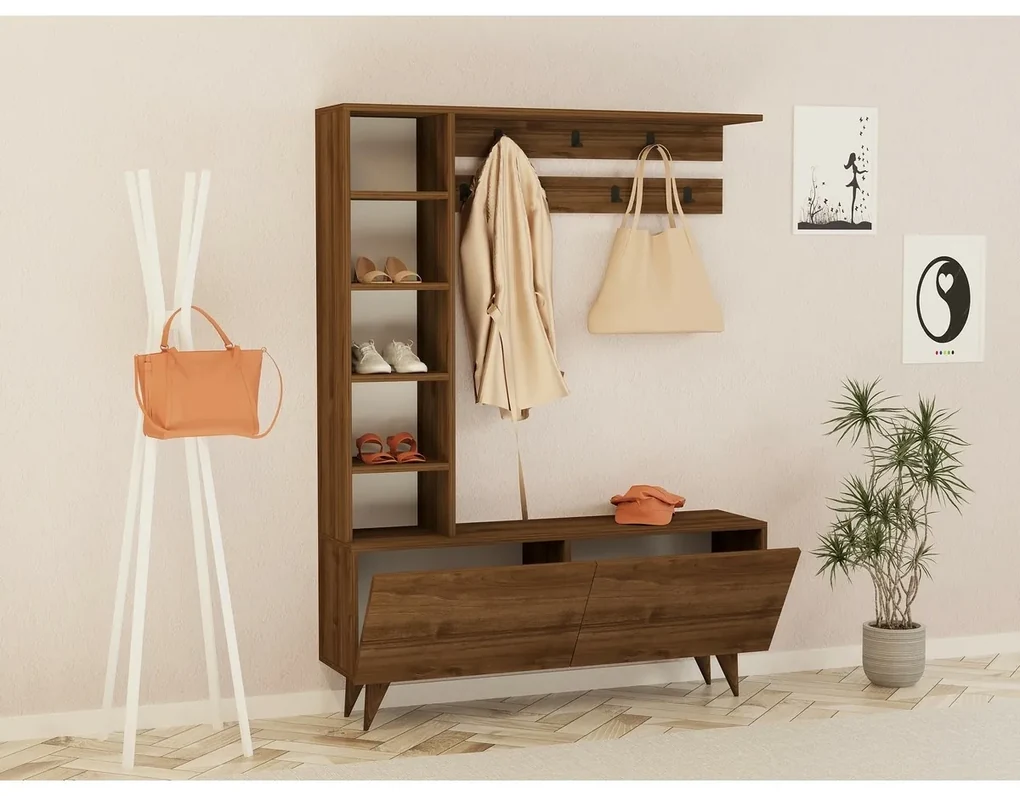 Předsíňová sestava Hale Walnut | BIANO