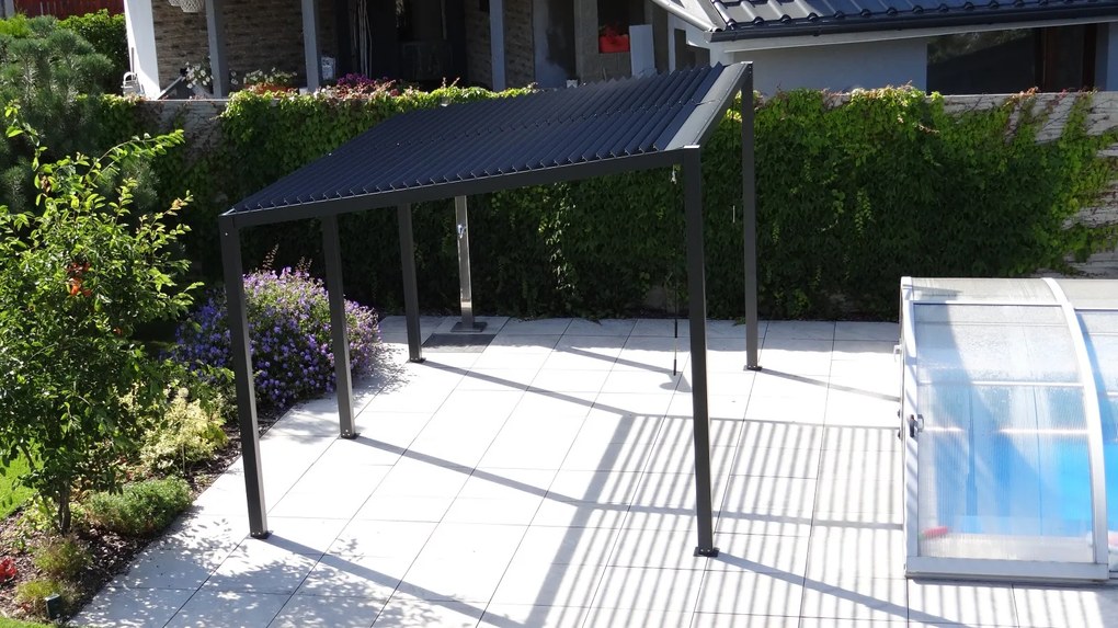 LANIT PLAST, s.r.o. hliníková bioklimatická pergola LANITPLAST STANDARD 4x3 m LG2081
