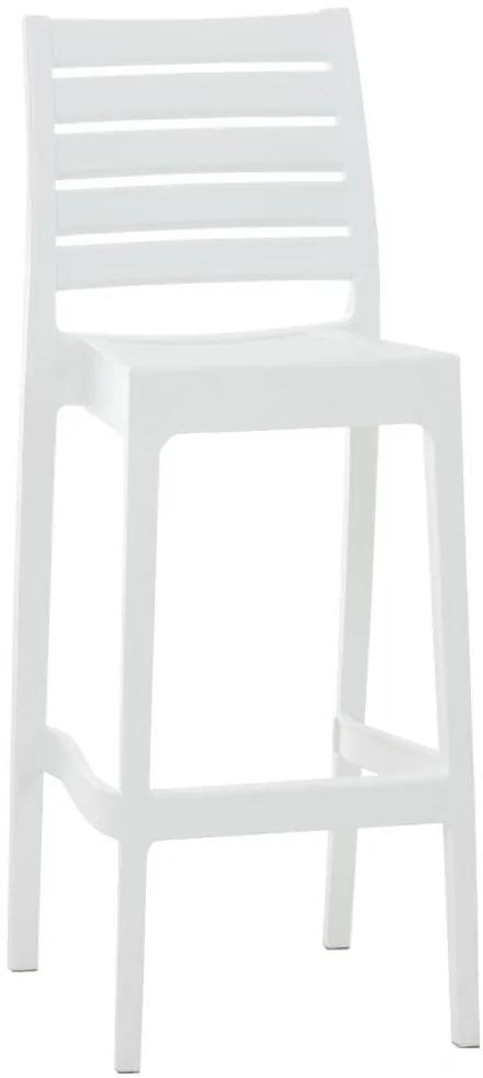 Bhm germany Barová židle Ares, plast, bílá