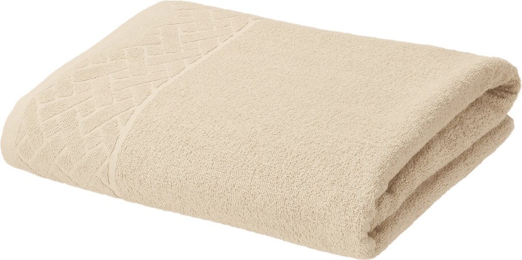 Livarno® Froté osuška, 100 x 150 cm, 450 g/m2 (béžová)