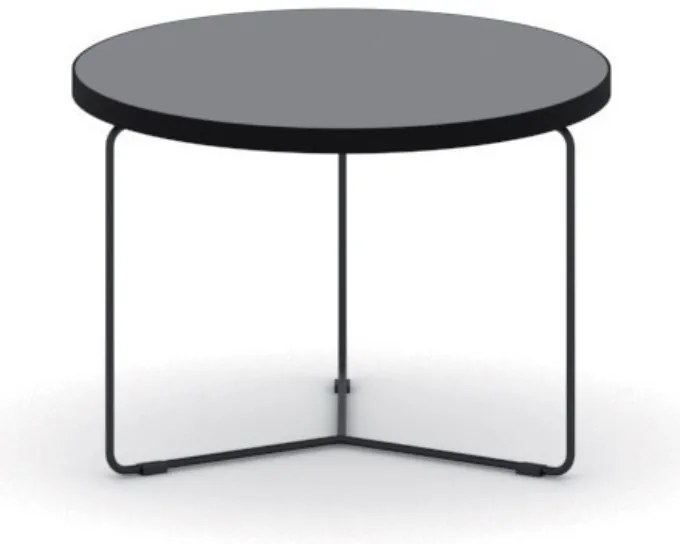 Kulatý konferenční stůl TENDER, průměr 50 cm, grafit