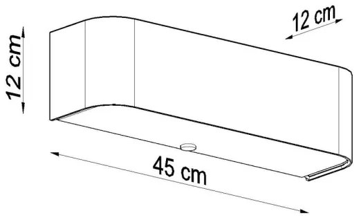 Sollux SL.0777 - Nástěnné svítidlo LOKKO 2xE14/60W/230V bílá