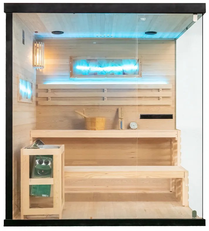 BPS-koupelny Finská sauna Relax HYD-4785 180x160, 4-5 osob