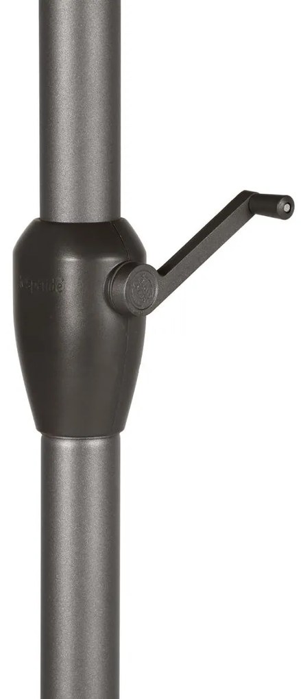 Slunečník se středovou tyčí Loompa taupe 3m