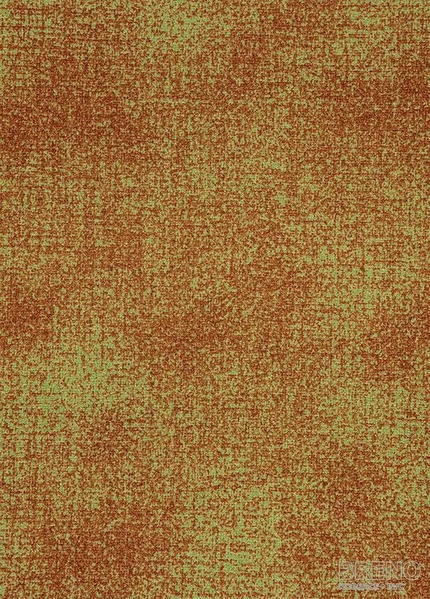 Breno Metrážový koberec CHROMA 24 zeleno-oranžová, šíře 400 cm, Vícebarevné