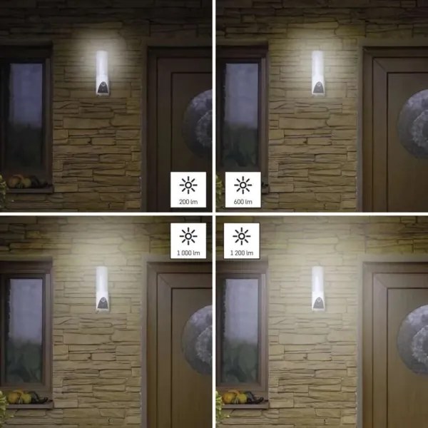 LED Chytrá venkovní kamera se světlem GoSmart LED/12W/230V IP65 Wi-Fi Tuya bílá