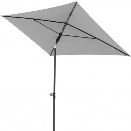 Slunečník se středovou nohou Doppler ACTIVE 200 x 120 cm - světle šedý