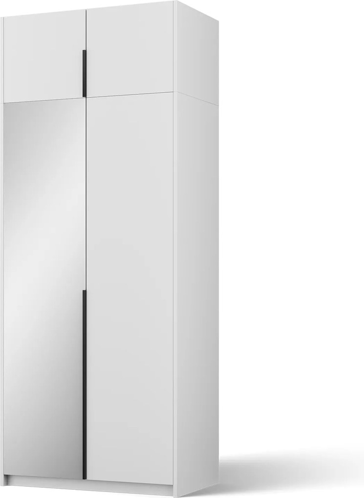ADRK Furniture Alera II s nástavcem Skříň s otočnými dveřmi ADRK-W-ALER-100-WB