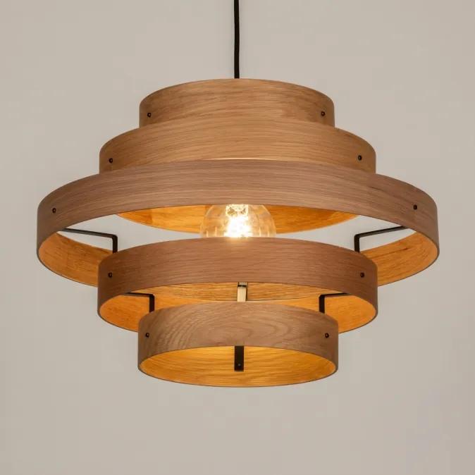 Závěsné designové svítidlo Wood Madeira Natur