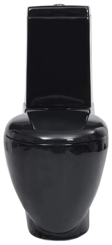 Keramické WC kulaté spodní odpad černé,  141136