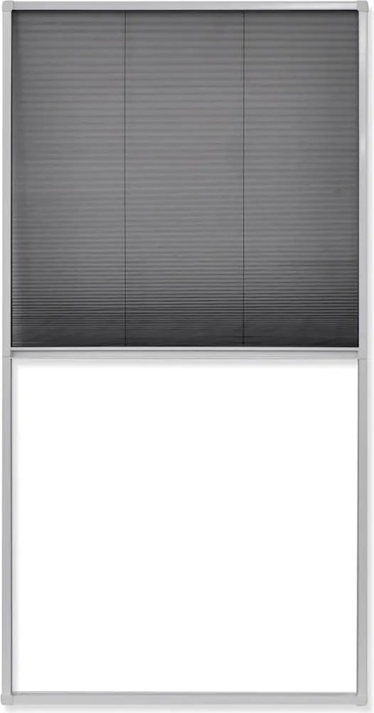 Plisovaná okenní síť proti hmyzu 80 x 160 cm 141129