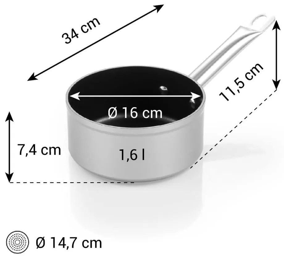 Hliníkový hrnec na indukci 1,3 l GrandChef+ – Tescoma