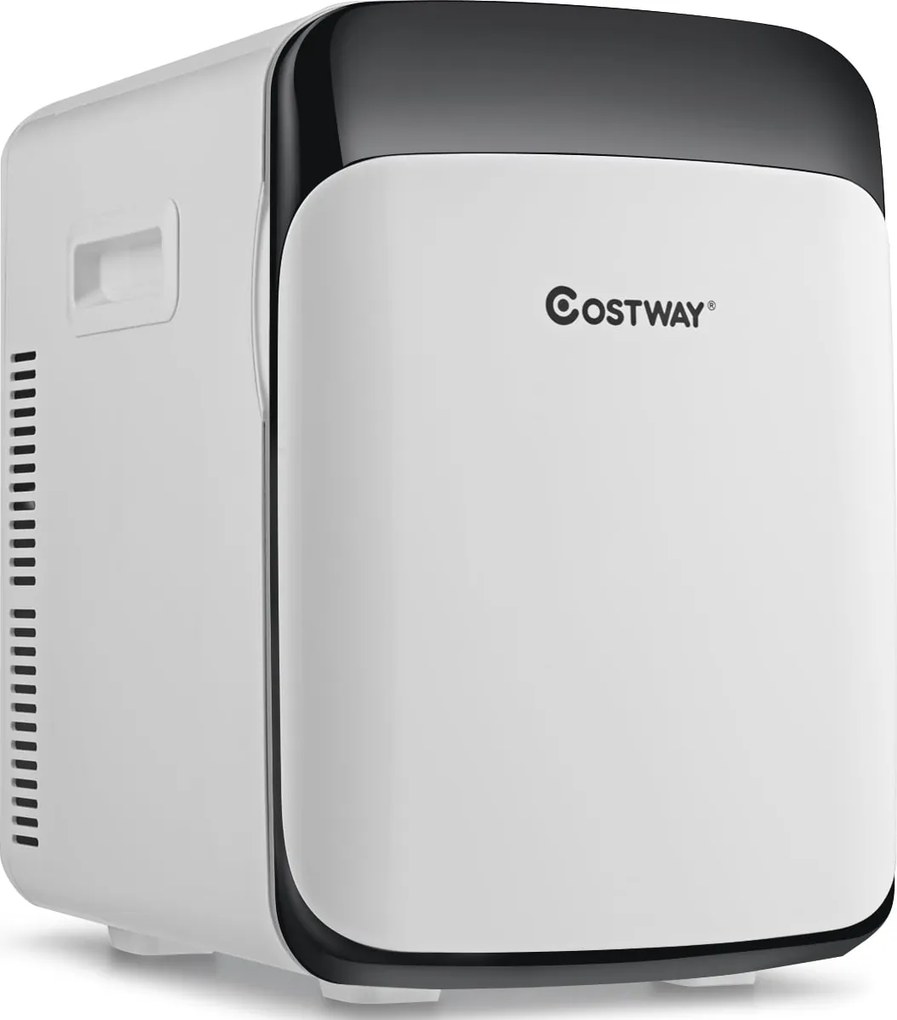 Costway 15 L mini lednice 2 v 1 Funkce chlazení a ohřevu přenosná mraznička