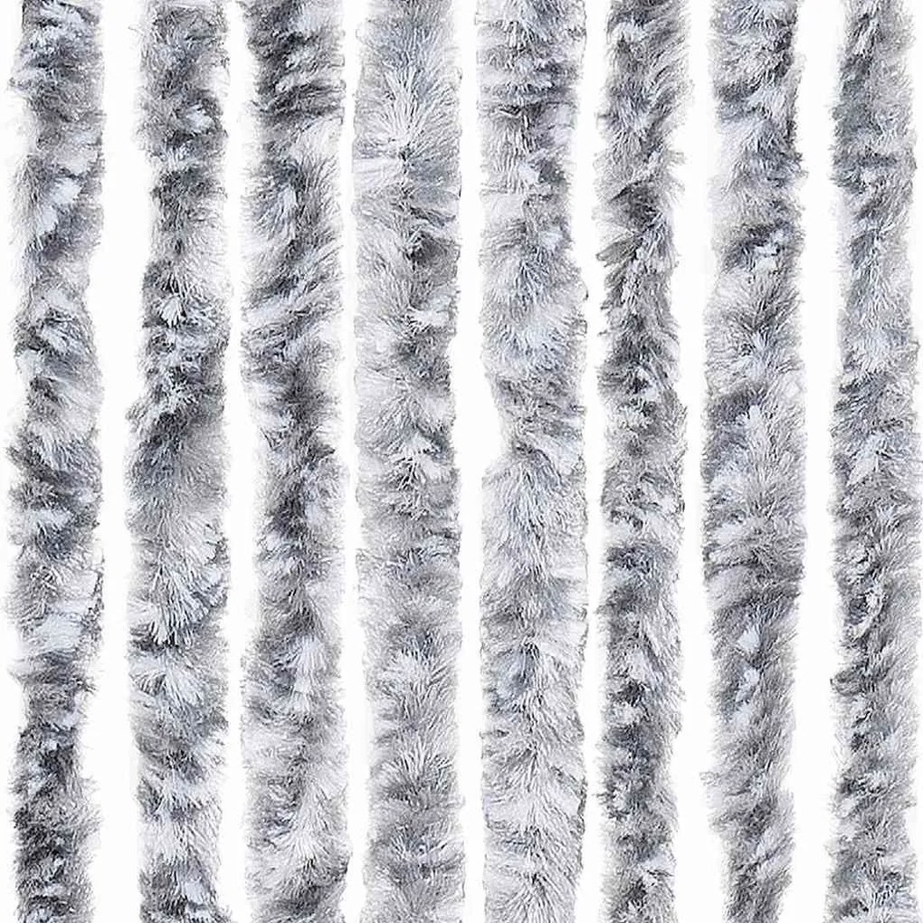 Závěs proti hmyzu bílošedý 118 x 220 cm Chenille 315134