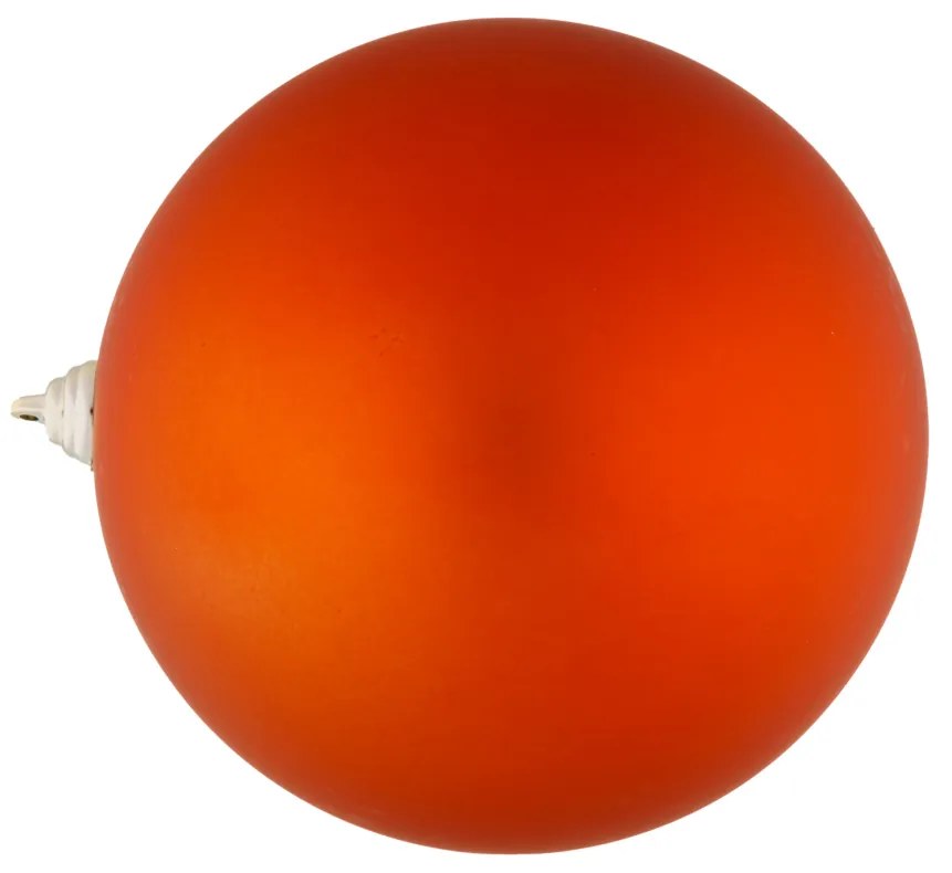 Velká vánoční koule 20 cm, měděná, matná, UV odolná