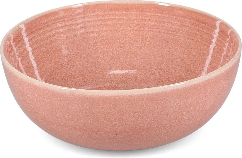 Růžová miska z kameniny 1,63 l Duna – ONA