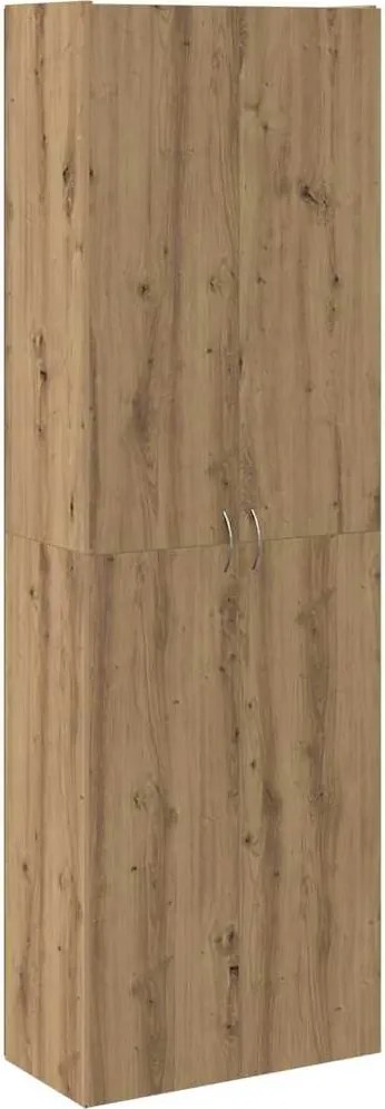 Skříň dub artisan 60 x 32 x 190 cm kompozitní dřevo 3318715