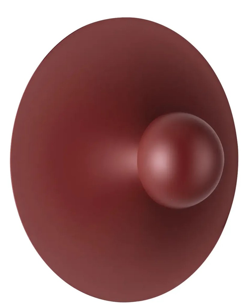 LED červené nástěnné svítidlo Edem