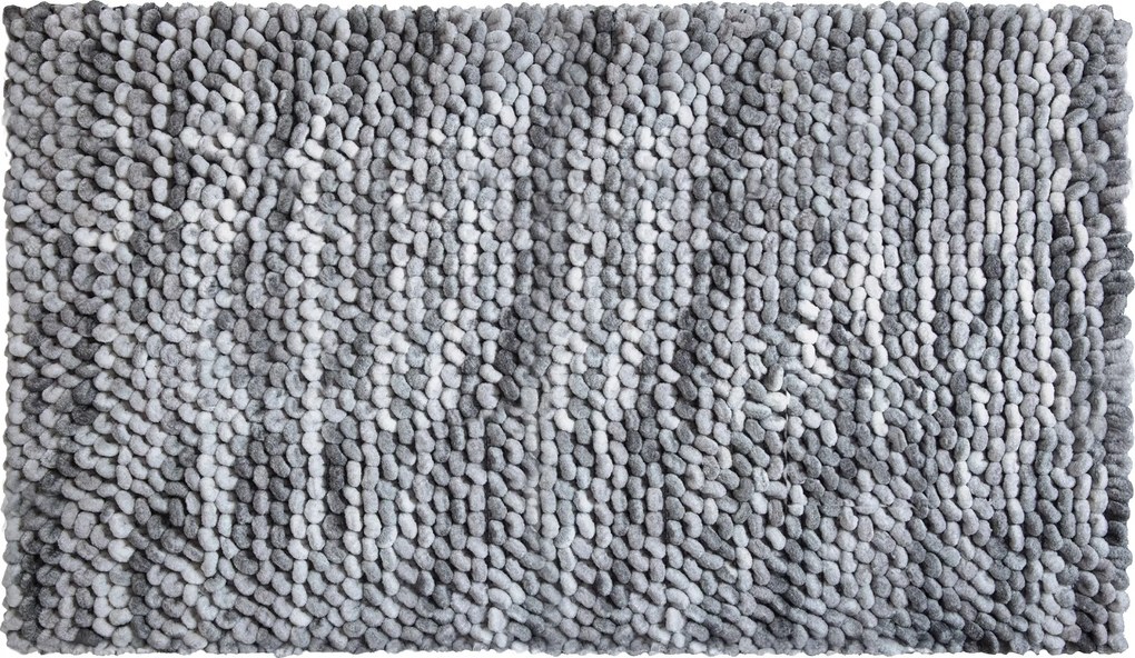 LineaDue PUNTO - Koupelnová předložka světle šedá Rozměr: 60x100 cm