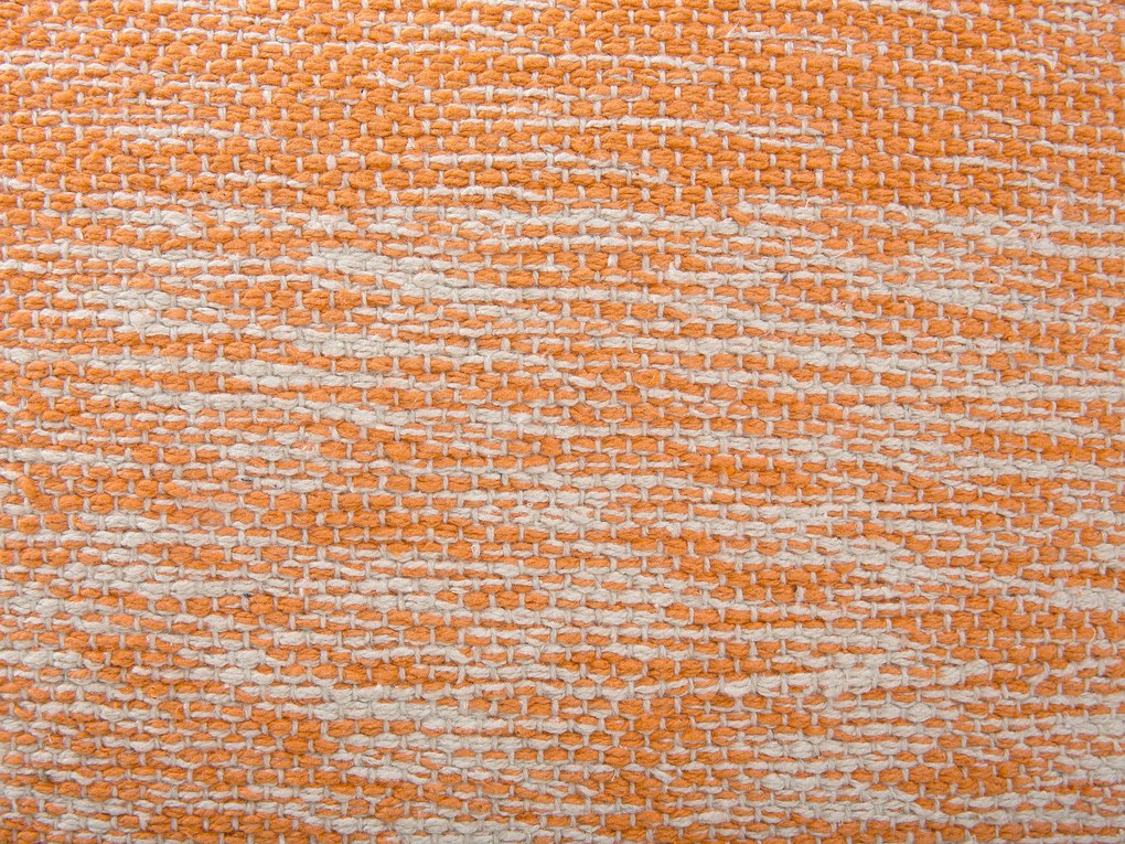 Puf oranžový 40x40 cm HIRRI Beliani