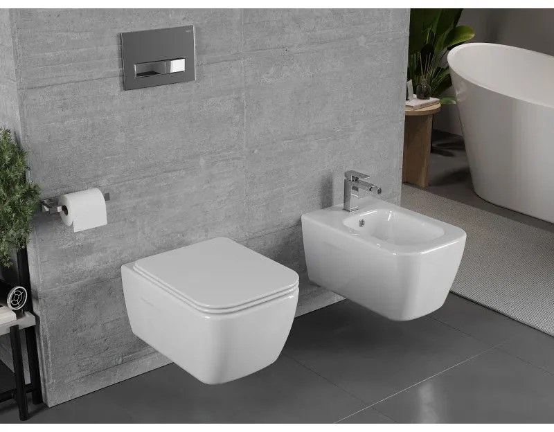 Mexen MARGO, závěsný bidet, 51 x 35 cm, bílá, 35425100