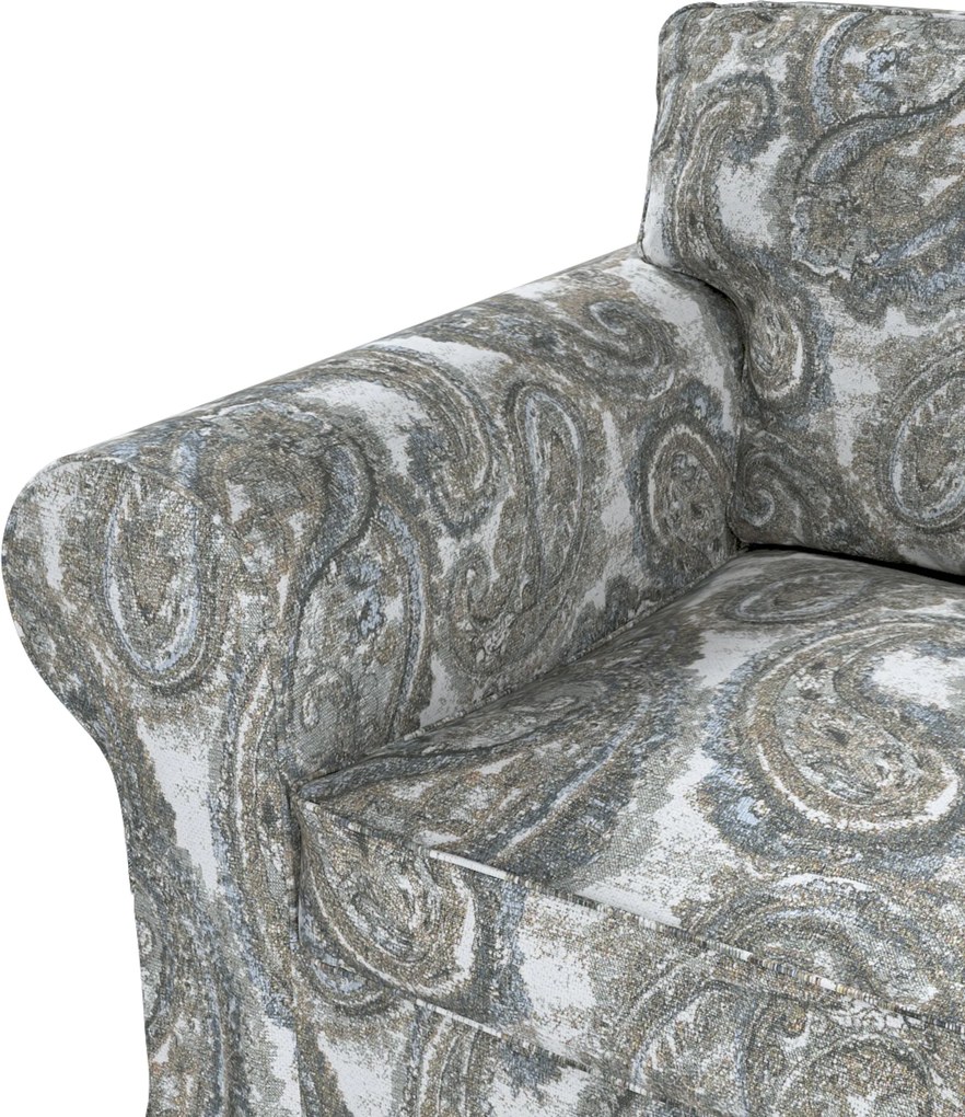 Potah na křeslo IKEA Ektorp barva vícebarevná látka pletený vzor, vzorované