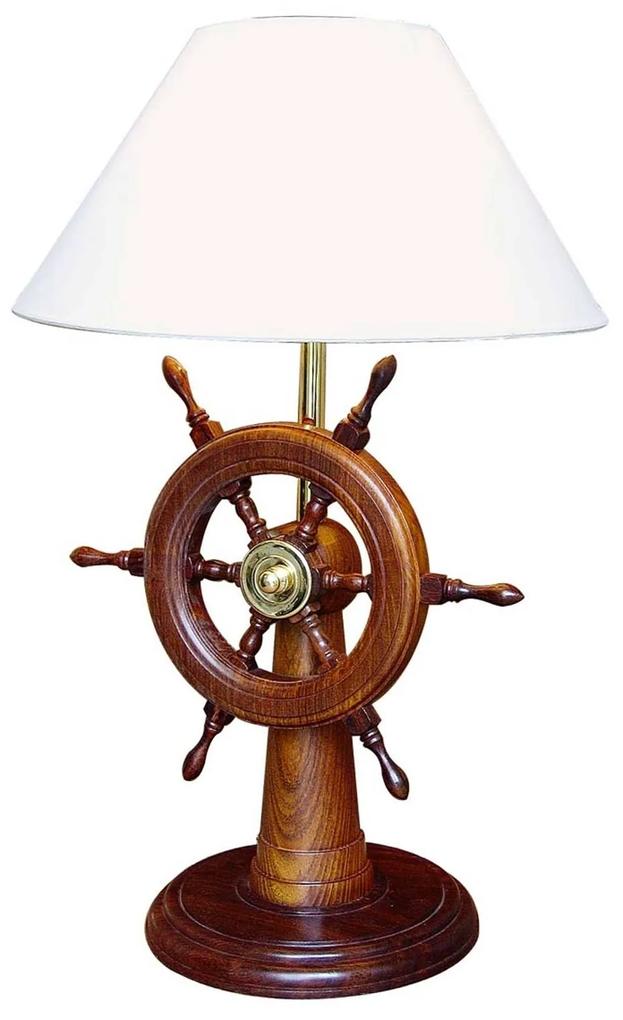 HELMSTAND - stolní lampa se dřevěným kormidlem