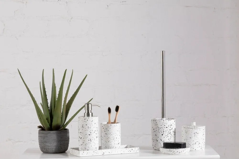 Krémová betonová WC štětka Mozie – Premier Housewares