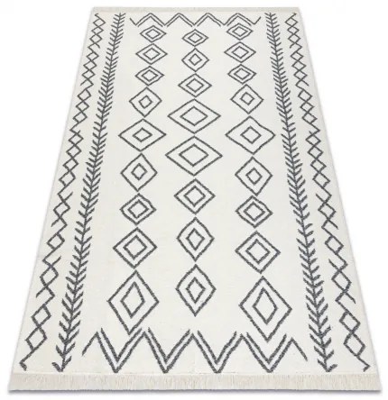 koberec TWIN 23000 Boho, bavlna, oboustranný, diamanty Ekologické t velikost 140x190 cm | krásné koberce cz