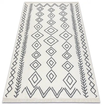 Koberec TWIN 23000 Boho, bavlna, oboustranný, diamanty Ekologické t