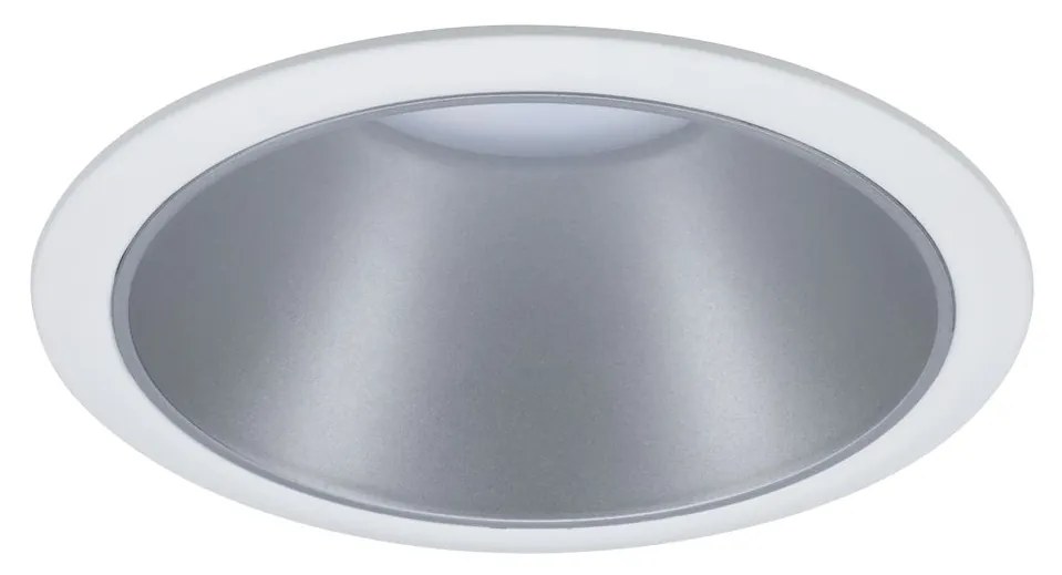 Paulmann 93410 LED Cole, set bodovek v bílo-stříbrné úpravě, 3x6,5W LED 2700K tříkrokové stmívání, prům. 8,8cm, IP44